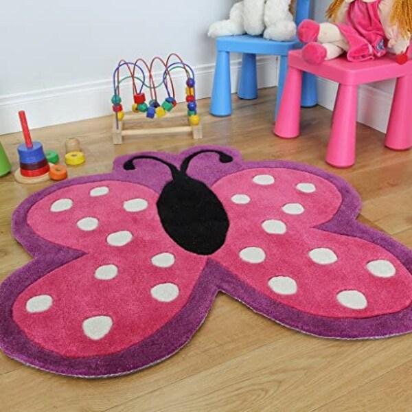 Butterfly Tufted Rug - Etsy
