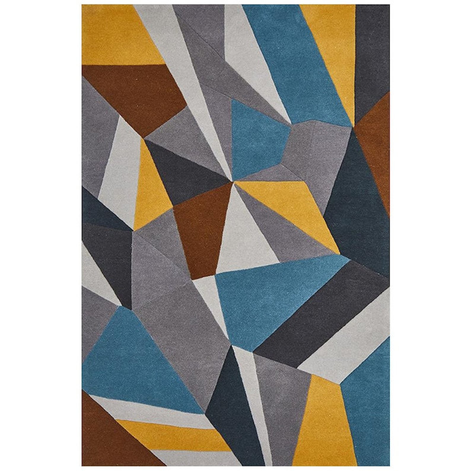 Modern Electric Design Hand Tufted Multi Colored Area Rug 100% - Etsy