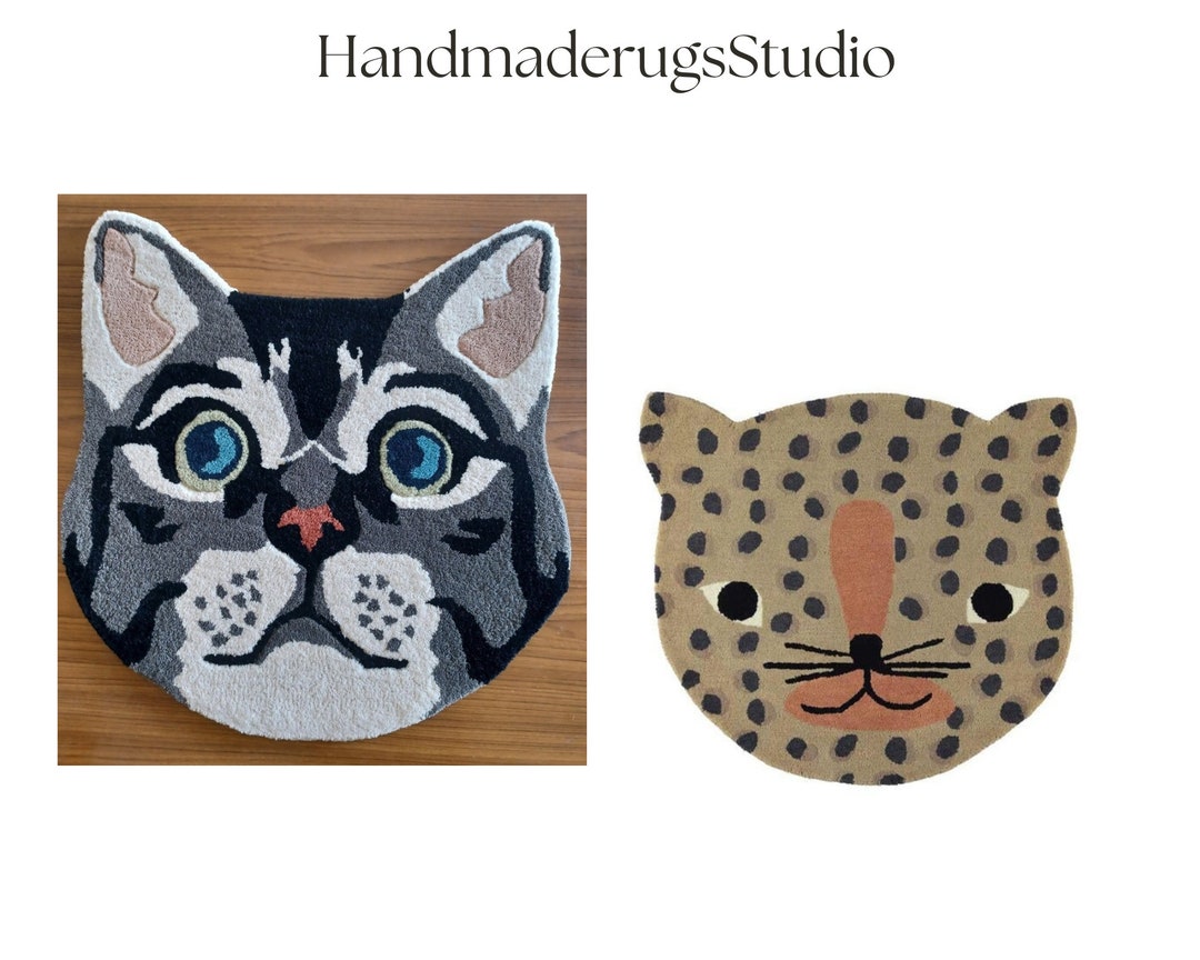 Hand Tufted Cat Skin Wool Carpet for Home Decorative Living - Etsy