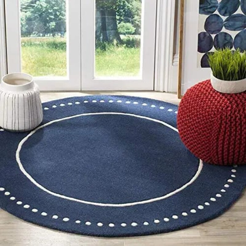Large Round Rug - Etsy