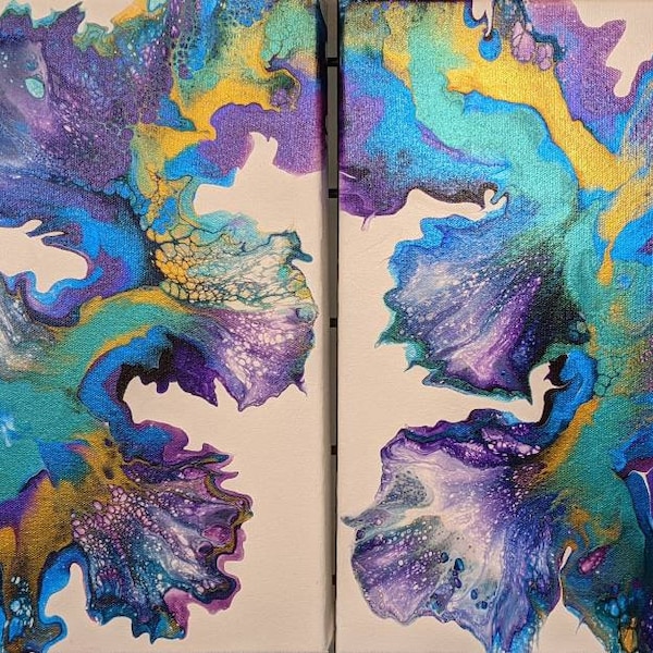 Diptych Art - Etsy