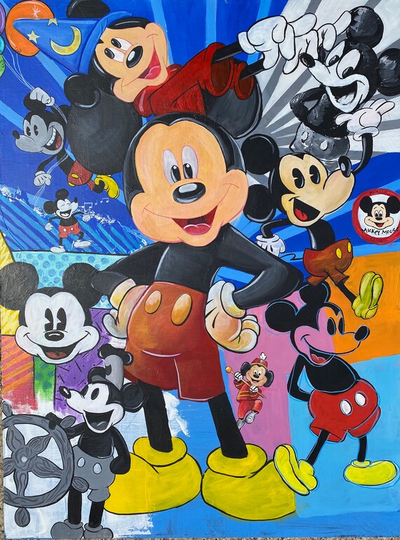 Evolution Of Mickey Mouse