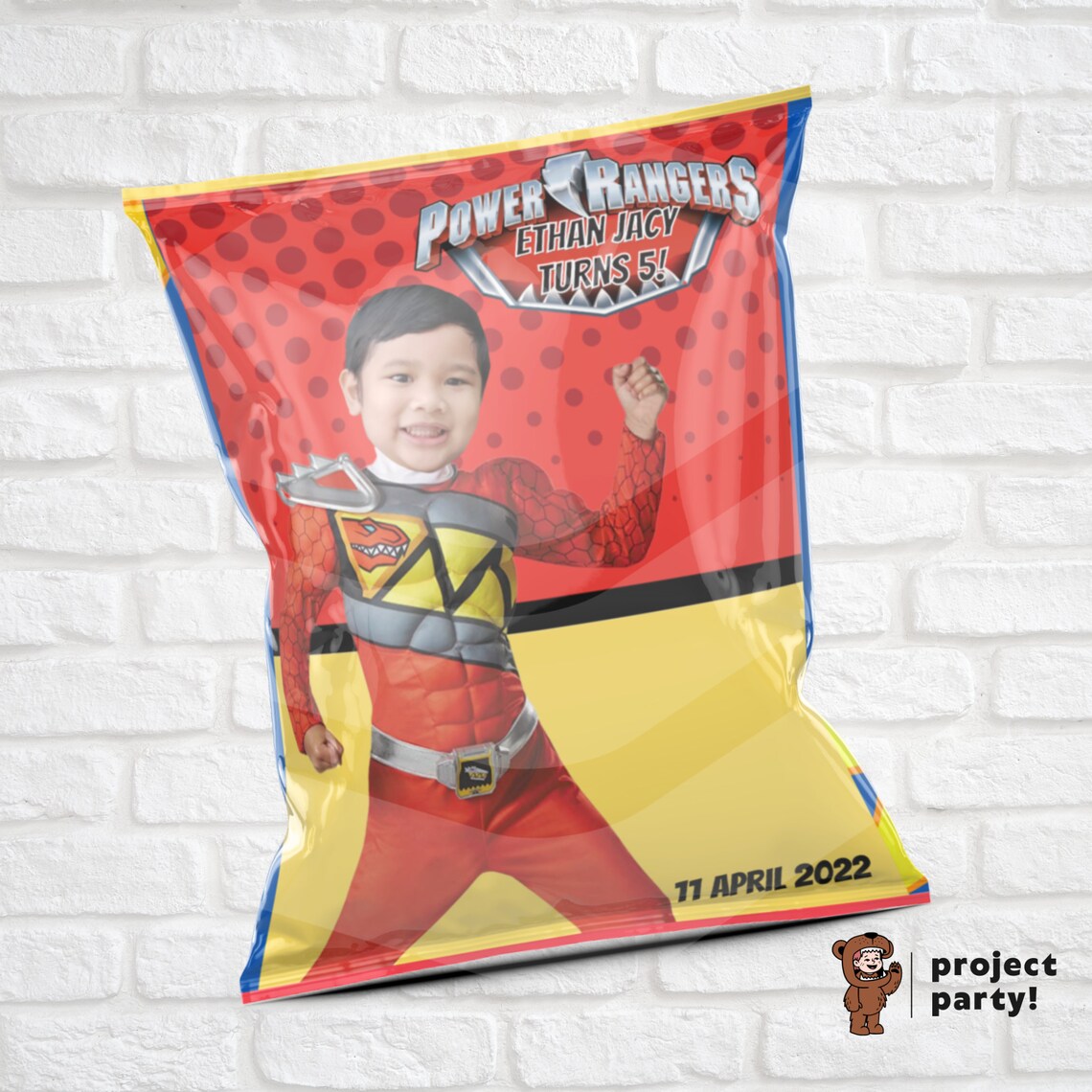 Customized Power Ranger Chip Bag - Etsy