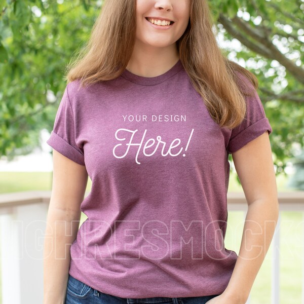 Heather Maroon Shirt - Etsy
