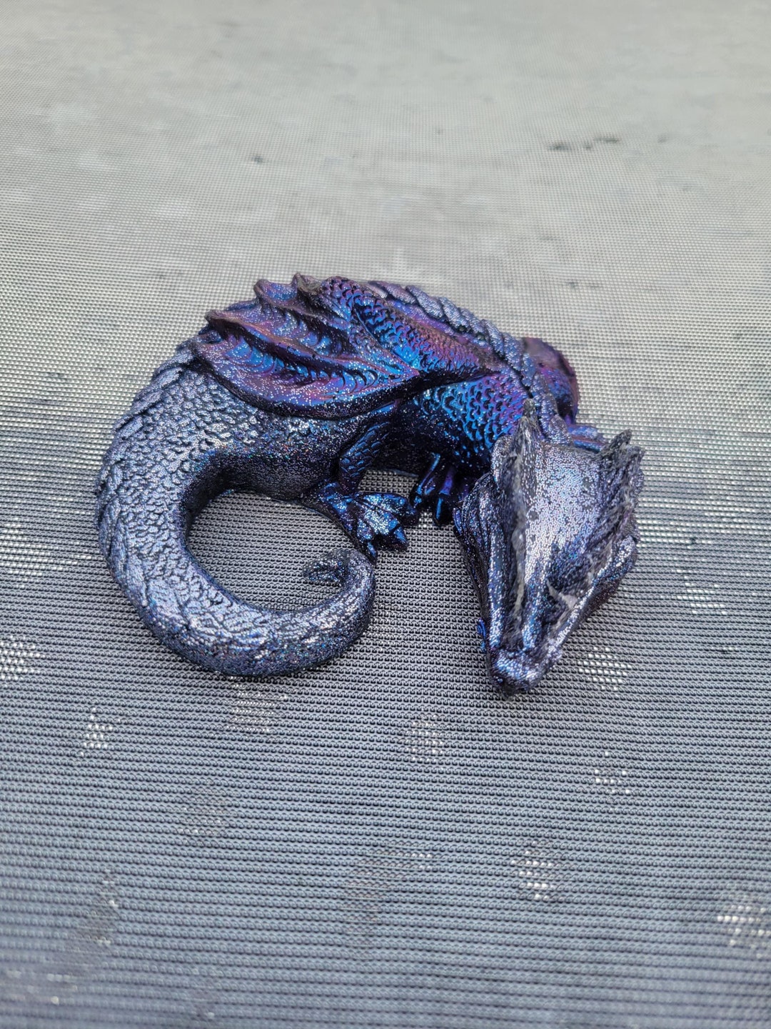 Sleeping Dragons. Hand-poured Resin. Color Shift/holographic. Dragons ...