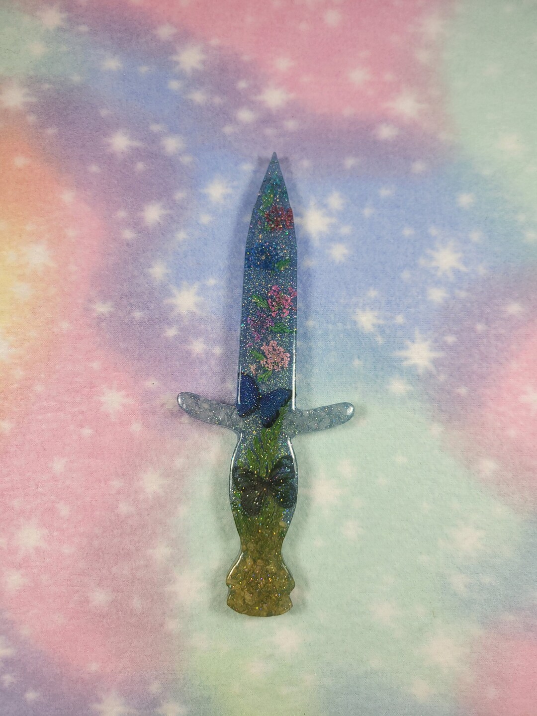 Floral Athame. Fairy Theme. Ritual Dagger. Altar. Witch. Wicca. Pagan ...