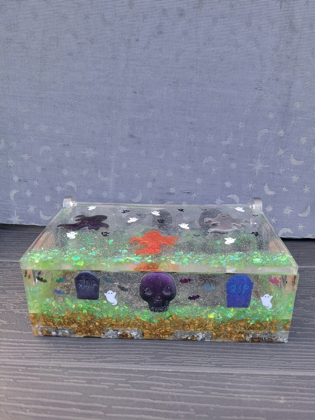 Graveyard Opening Jewelry Box. Spooky. Creepy Cute. Tarot Card Storage ...
