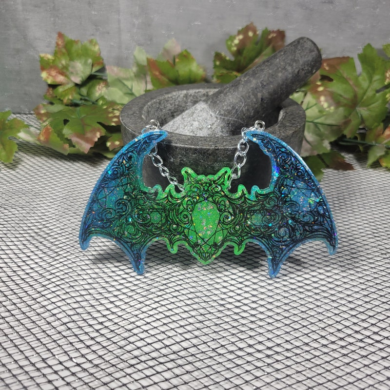 Filigree Bat - Etsy