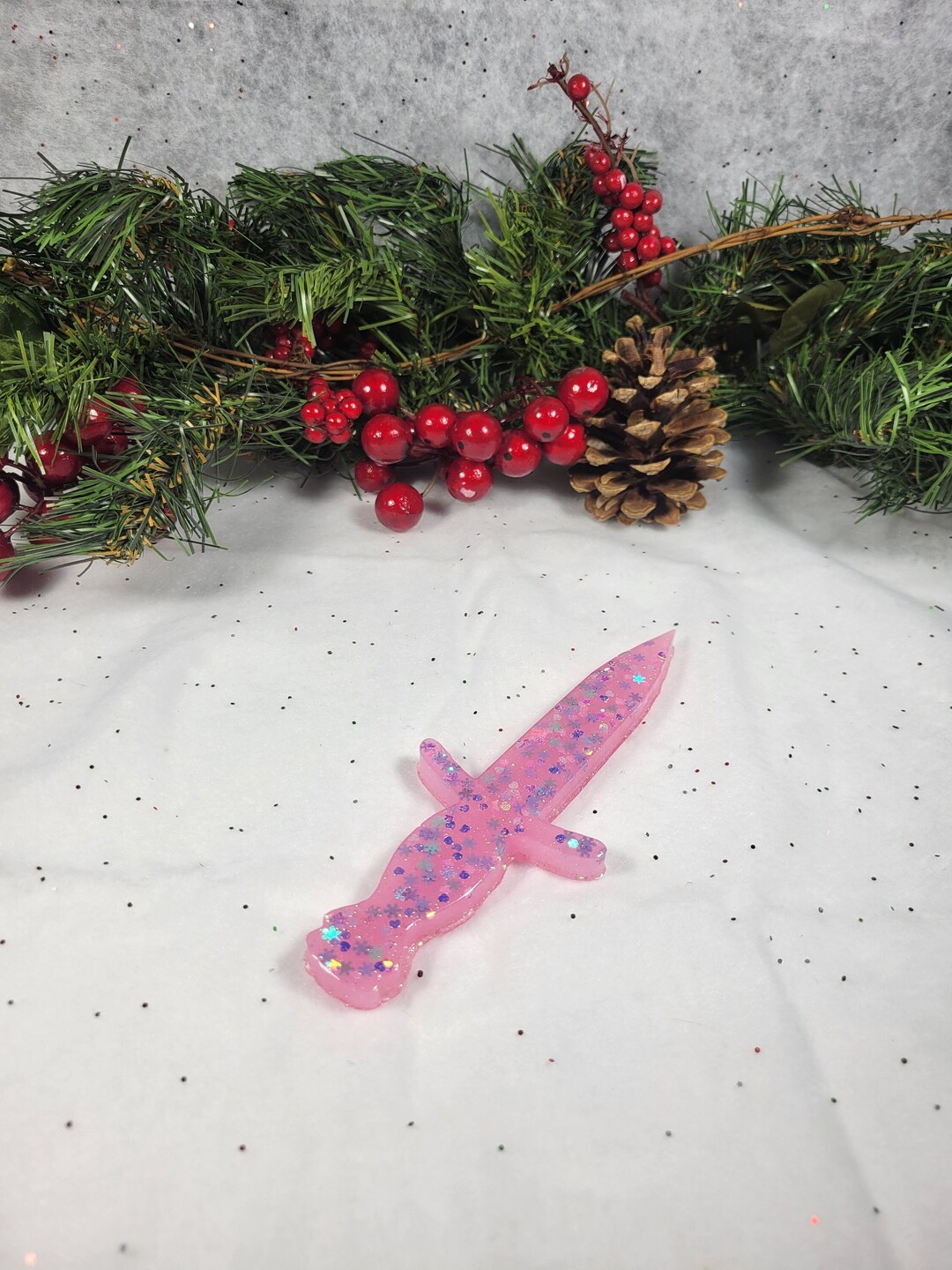 Athame. Hand-poured. Glittery Resin. Ritual Dagger. Wicca. Pagan ...