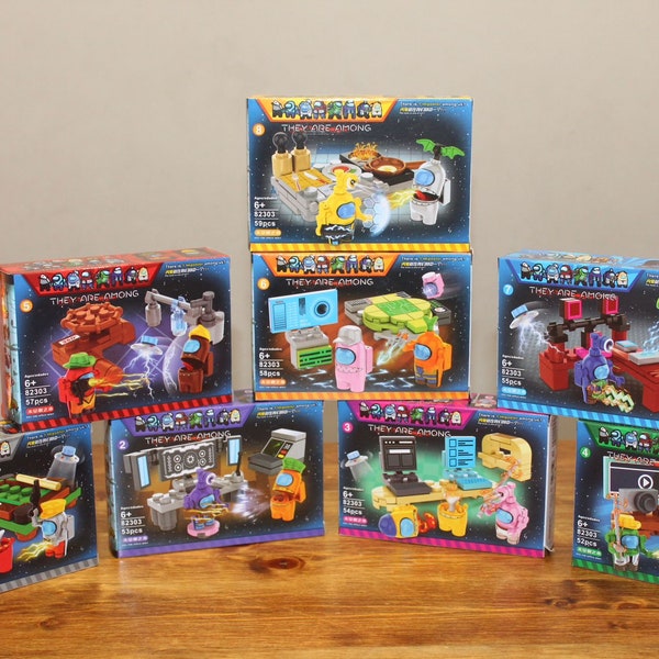 Among Us Building Blocks - Etsy