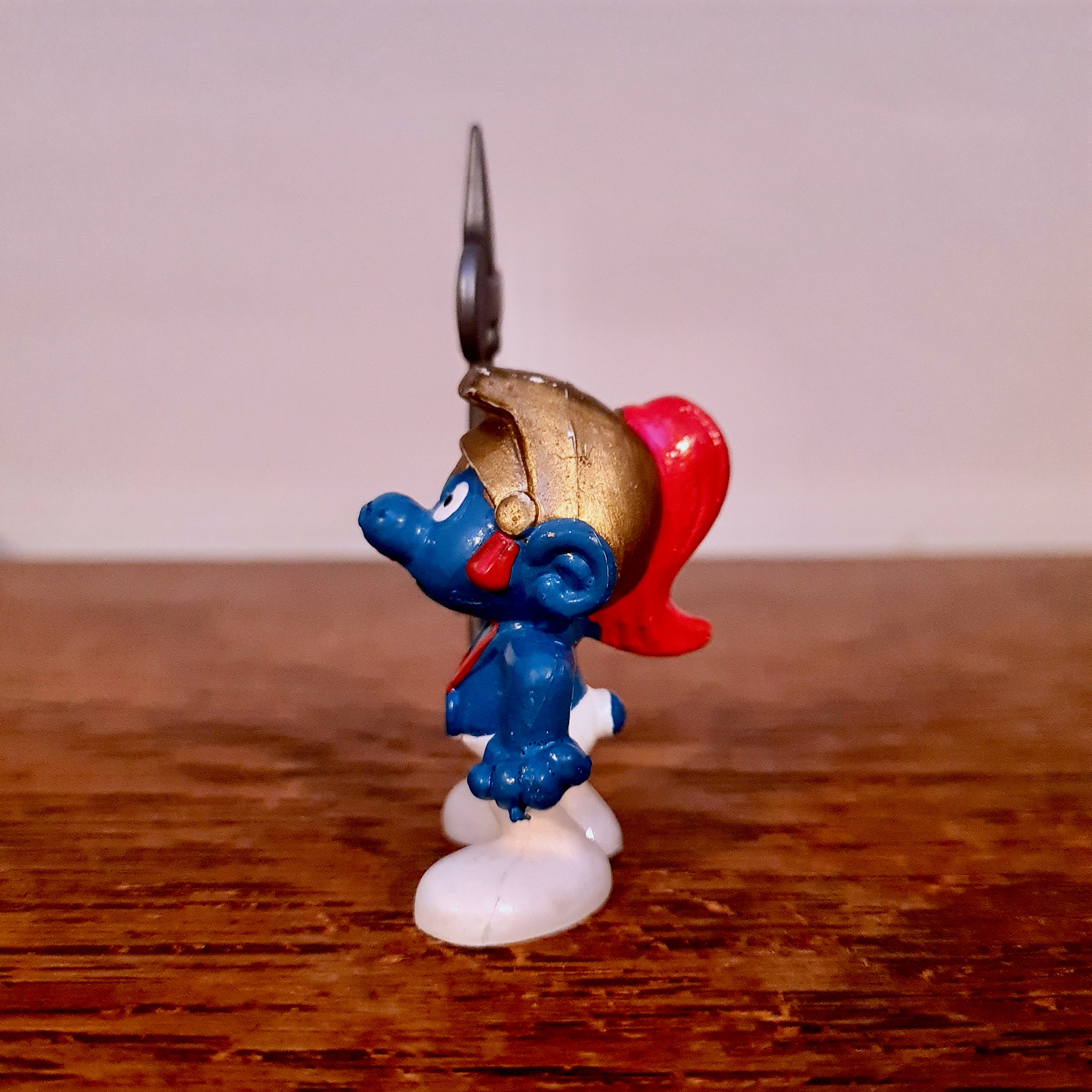 Roman Guard Smurf With Spear Vintage Figurine 1979 by PEYO Schleich 7 ...