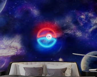 Pokeball Neon Sign - Etsy