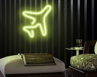 Airplane Neon Sign | Etsy