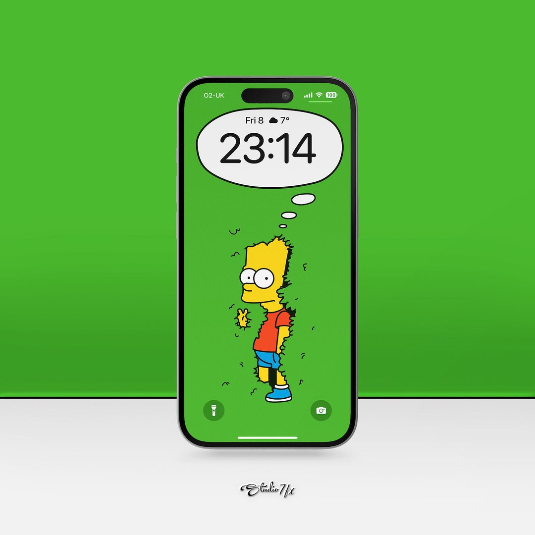 Bart Simpsons iPhone Wallpaper Mobile Phone Wallpaper Ios Lockscreen ...