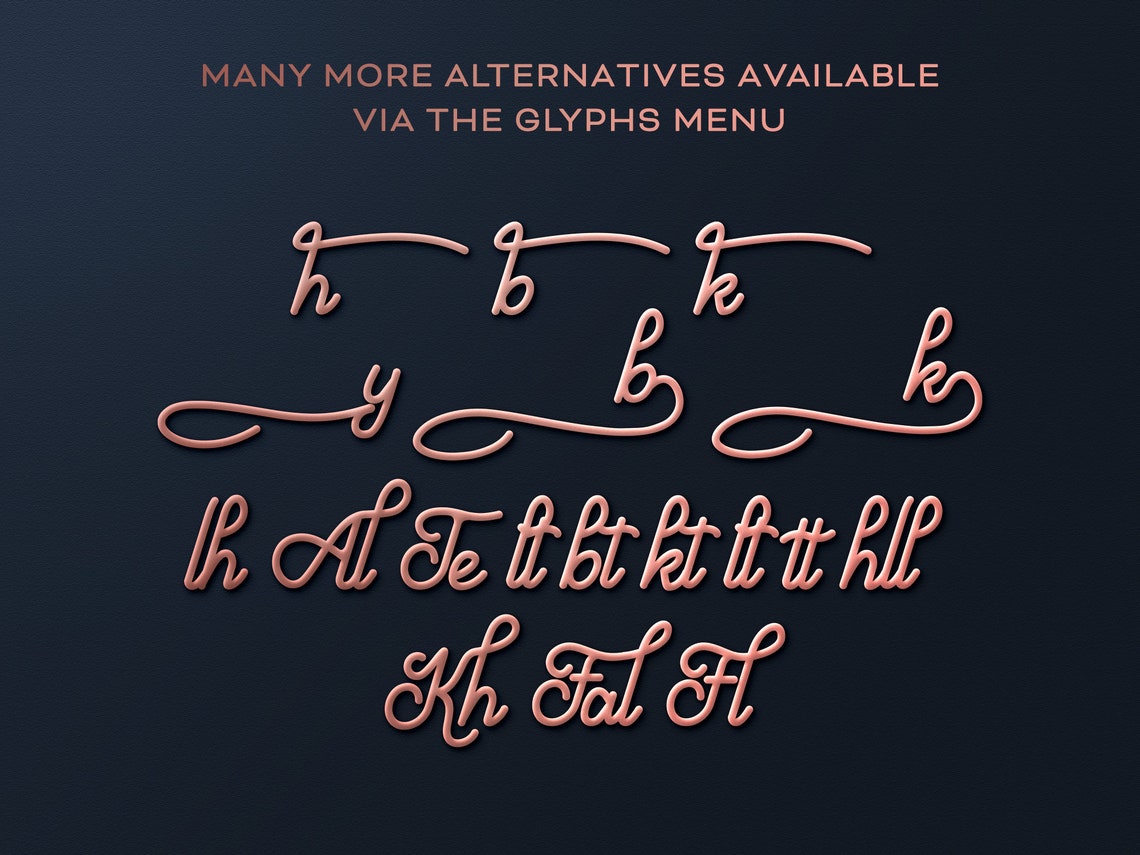 Retro Vintage Font Old School Mono Script Font OTF TTF - Etsy