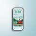 Travel to the Wild Adventure Camper iPhone Wallpaper | Mobile Phone ...