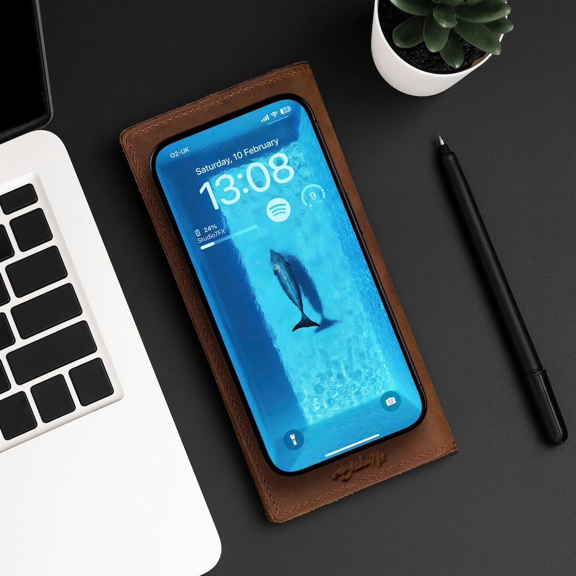 Dolphin in Your iPhone Wallpaper Mobile Phone Wallpaper Ios Lockscreen ...