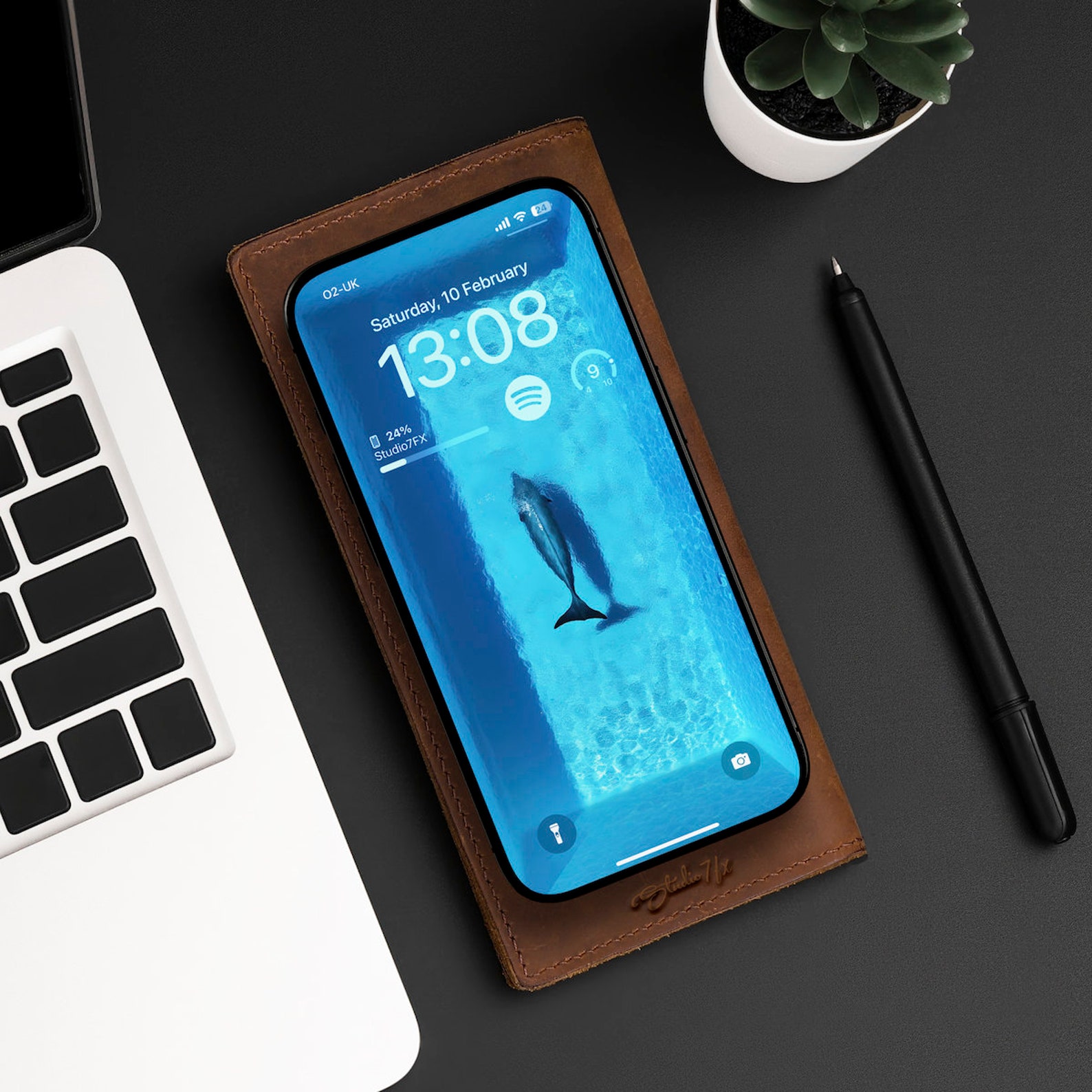 Dolphin in Your iPhone Wallpaper Mobile Phone Wallpaper Ios Lockscreen ...