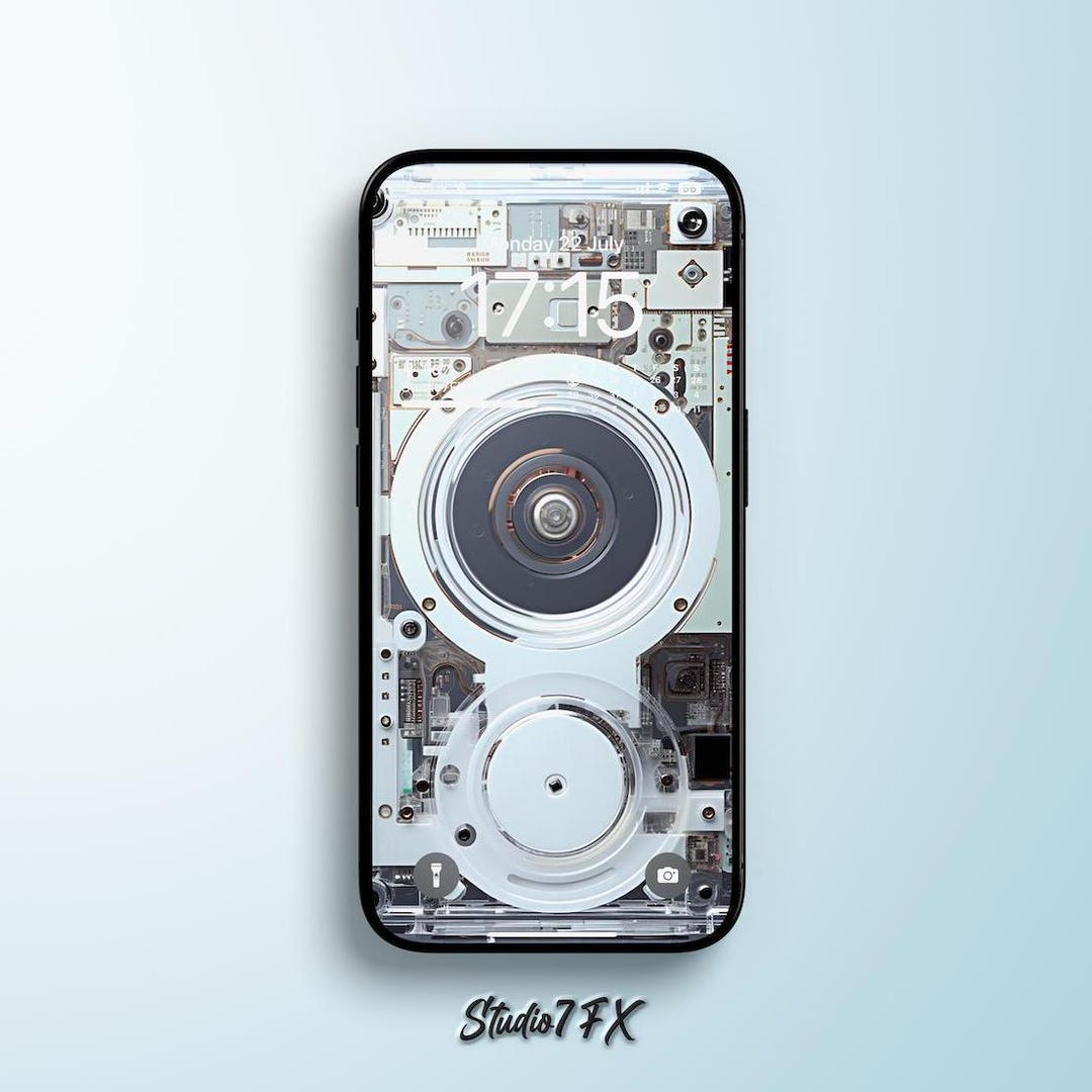 Mechanical Mini Disc Internals iPhone Wallpaper Mobile Phone Wallpaper ...