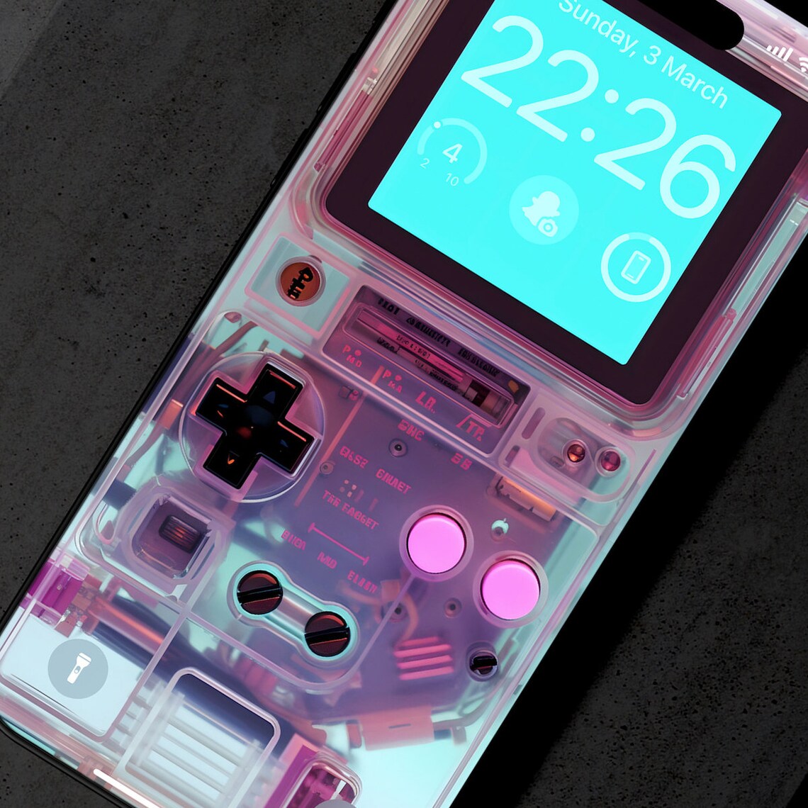 Gameboy iPhone Wallpaper Concept Design Mobile Phone Wallpaper Ios ...