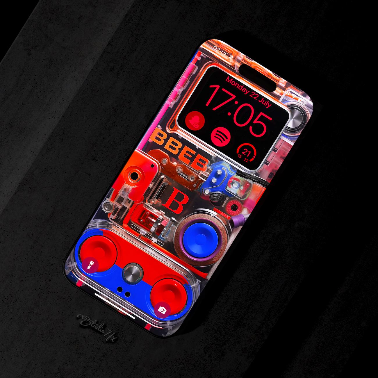 Concept Music Player Internals Boombox iPhone Wallpaper | Mobile Phone ...