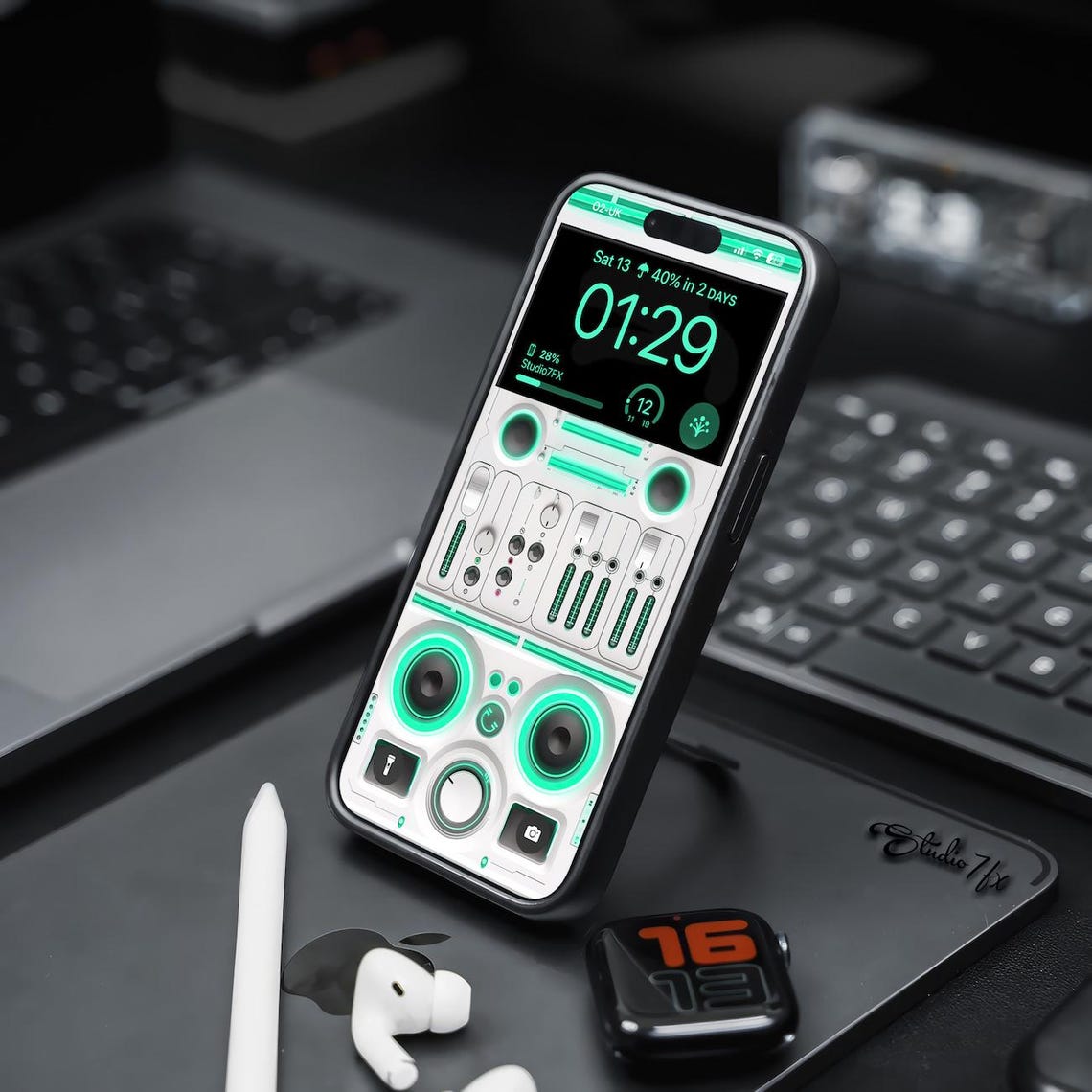 Music Player Mixer | Ios Lockscreen Wallpaper | iPhone Wallpaper ...