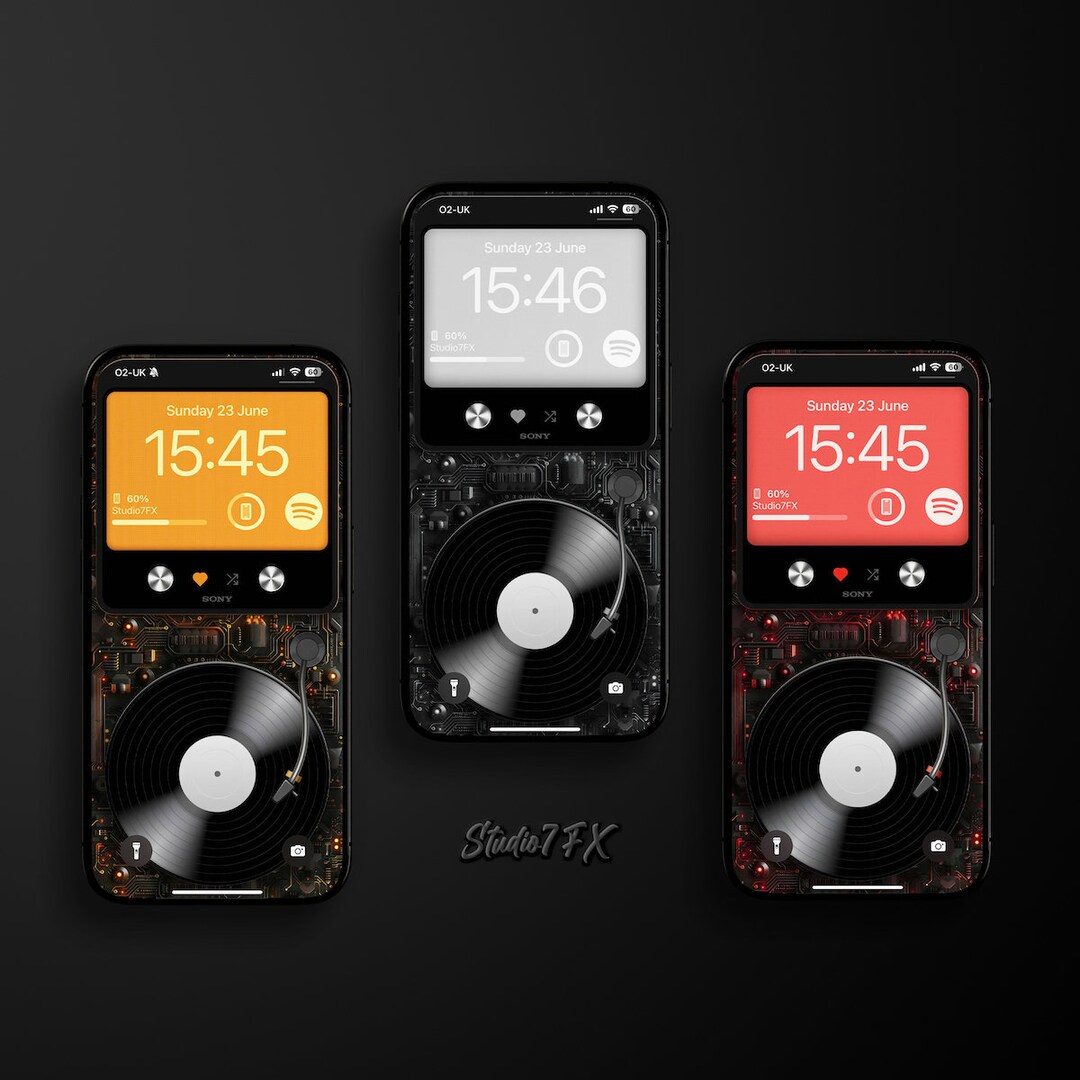 3x iPhone Wallpaper | Sony Vinyl Player | Mobile Phone Wallpaper | Ios ...