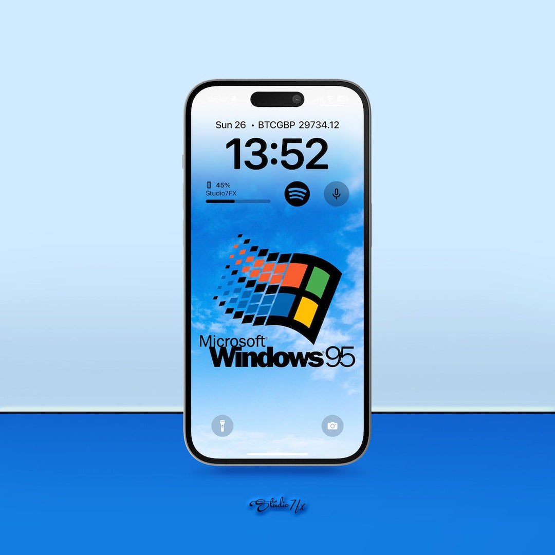 Classic Windows 95 iPhone Wallpaper | Mobile Phone Wallpaper | Ios ...