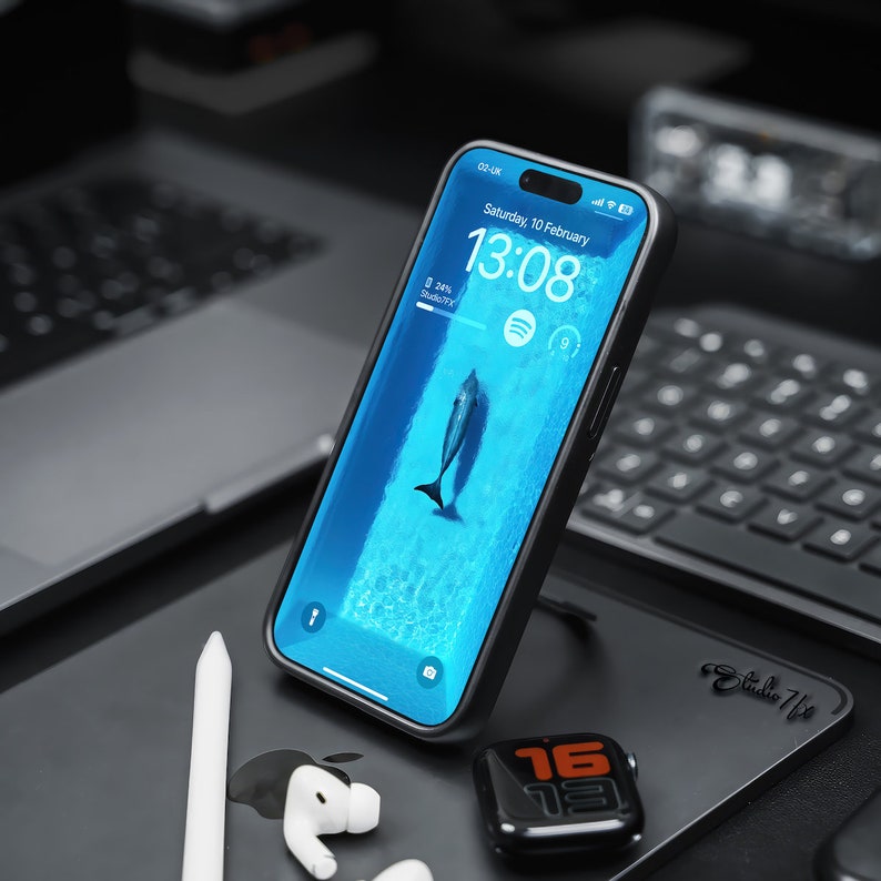 Dolphin in Your iPhone Wallpaper Mobile Phone Wallpaper Ios Lockscreen ...