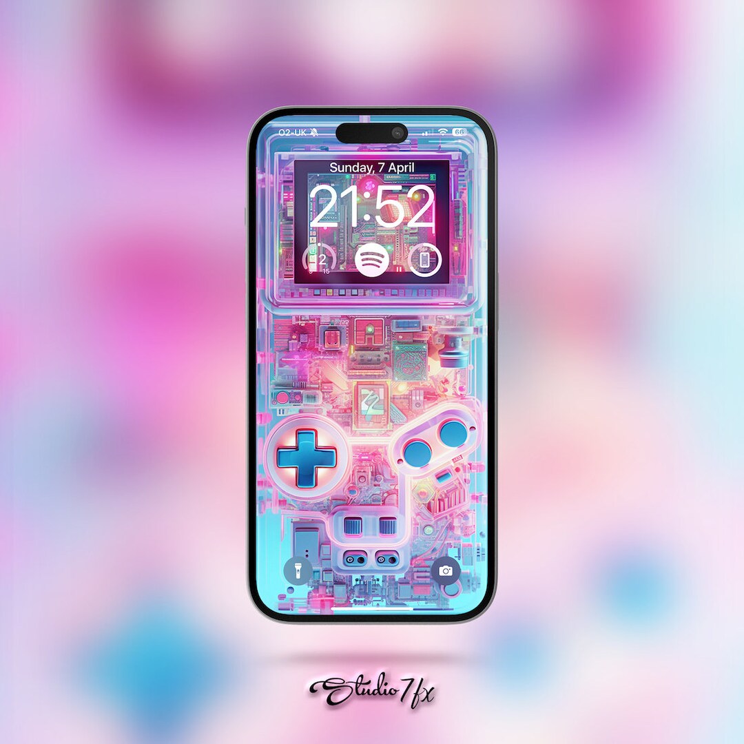 Gameboy iPhone Wallpaper Gaming Concept Mobile Phone Wallpaper Ios ...