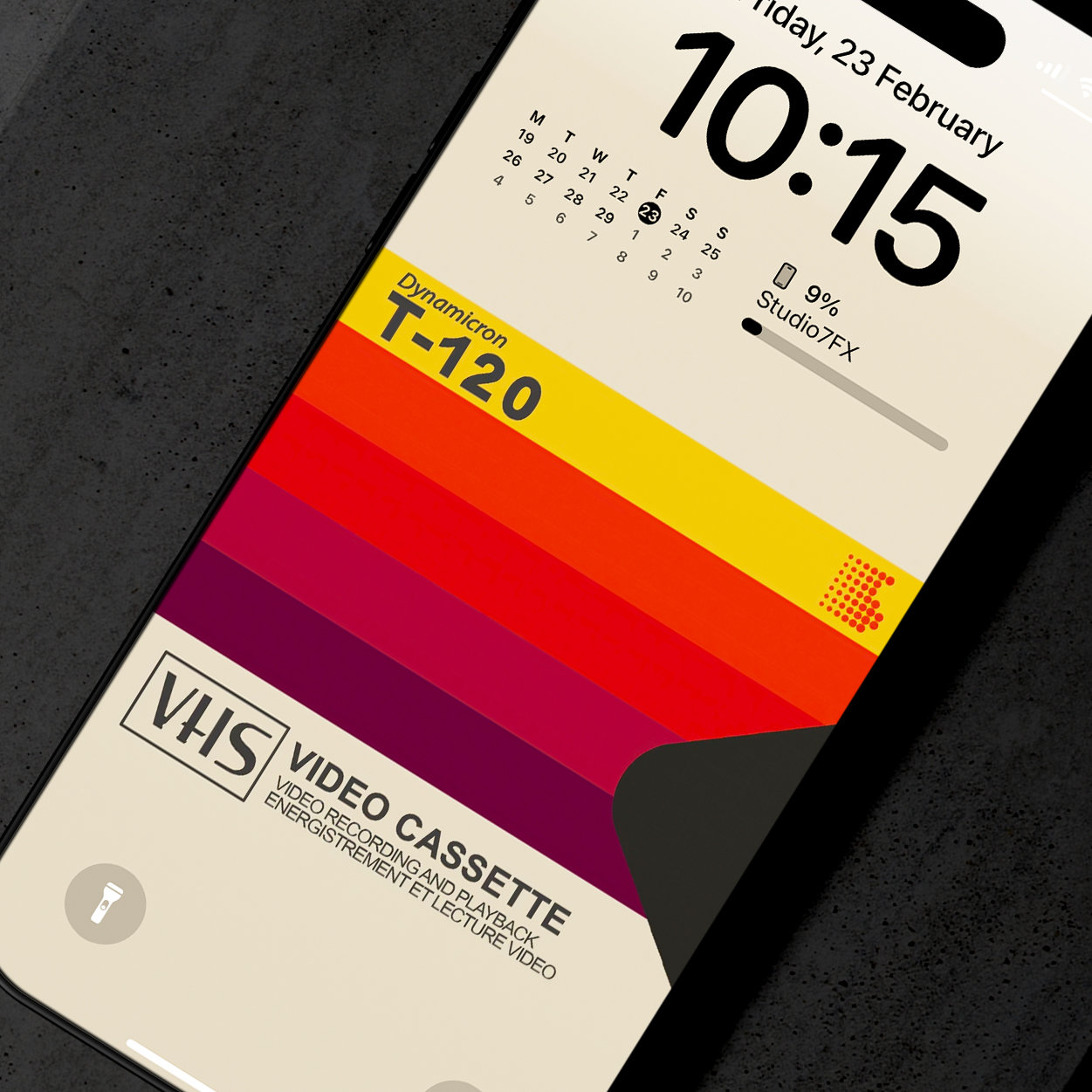 2x Retro VHS T-120 Cassette Case iPhone Wallpaper 90's 80's Memories Mobile Phone Wallpaper Ios ...