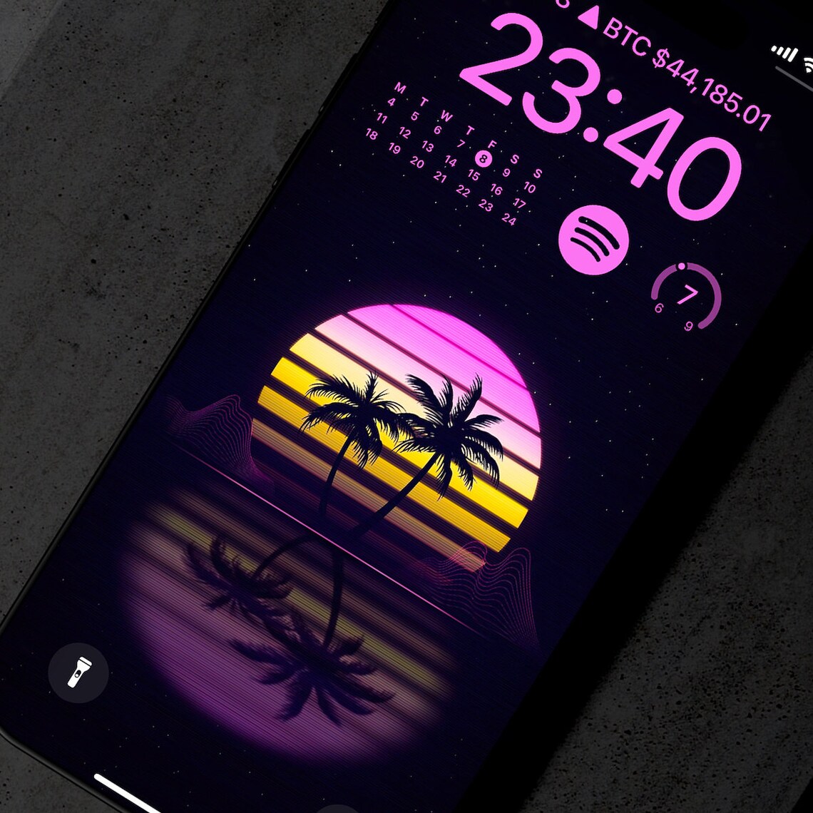 Synthwave Vaporwave iPhone Wallpaper | Mobile Phone Wallpaper | HD Ios ...