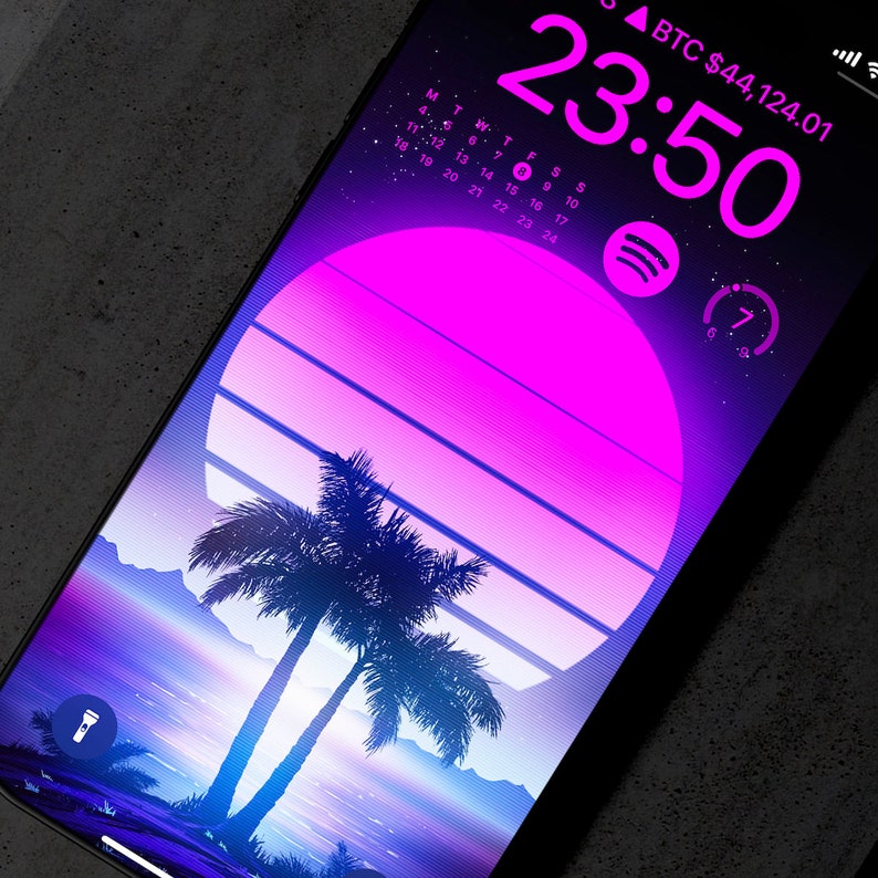 Synthwave Cyberpunk iPhone Wallpaper Mobile Phone Wallpaper HD Ios ...