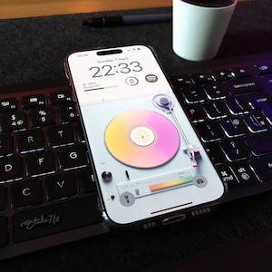 IPhone Wallpaper | Futuristic Vinyl Player | Mobile Phone Wallpaper ...