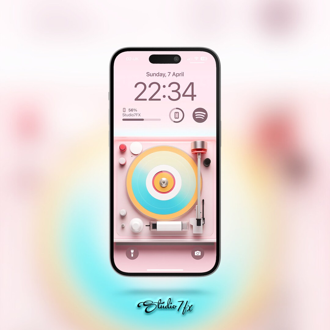 IPhone Wallpaper | Futuristic Vinyl Player | Mobile Phone Wallpaper ...