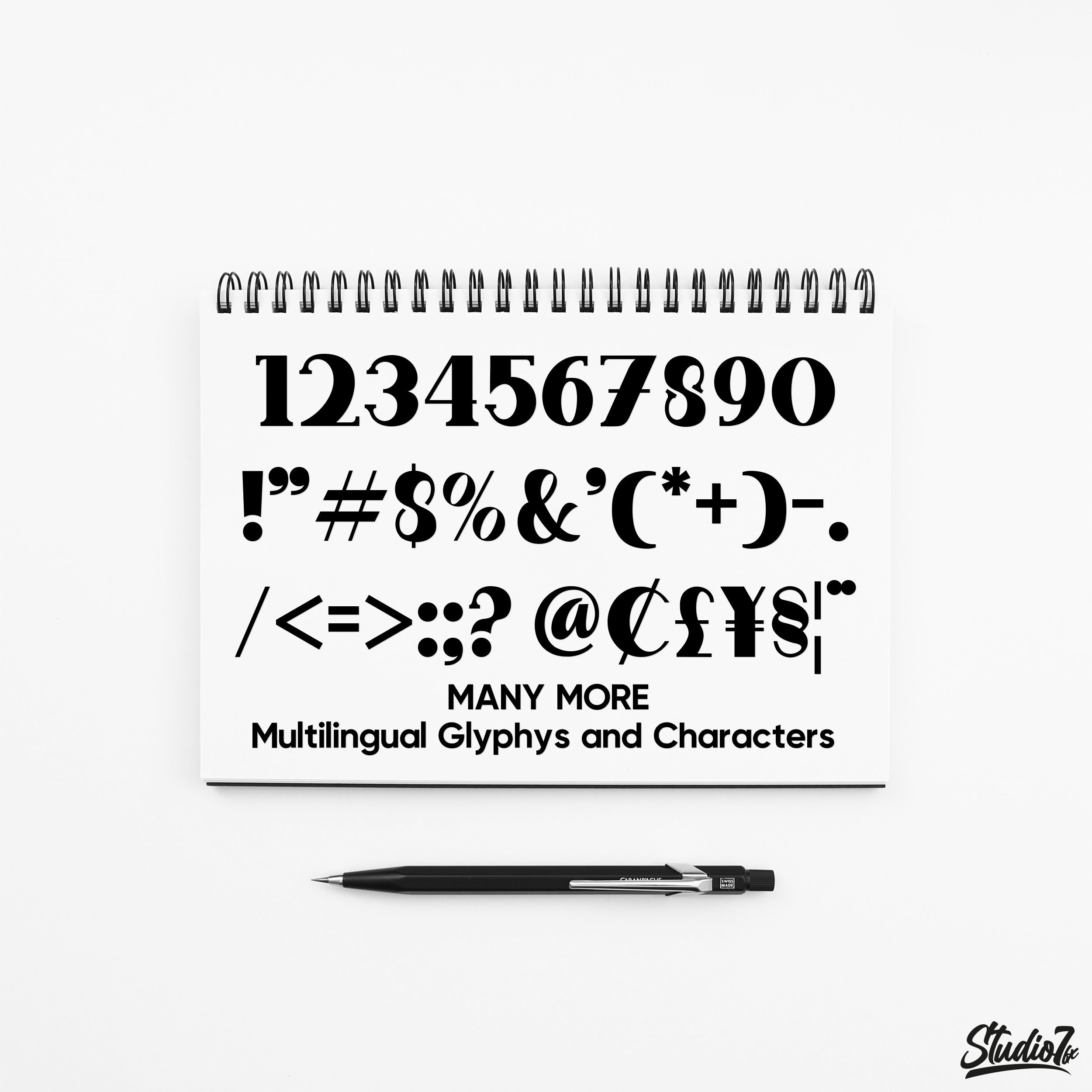 Cliché TTF Font, Floral Decorative Font, Modern Font, Procreate Font ...