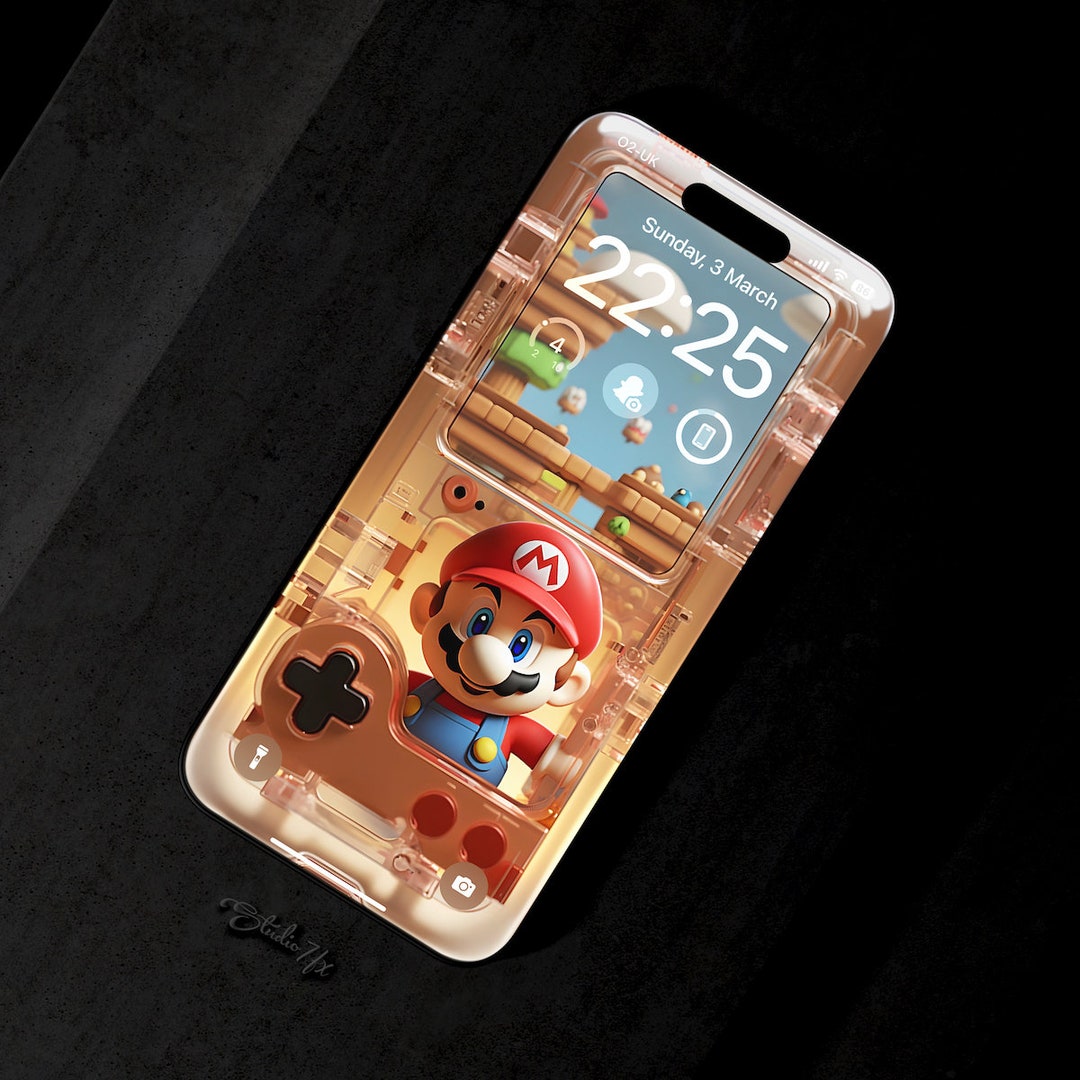 Gameboy iPhone Wallpaper Super Mario Mobile Phone Wallpaper Ios ...