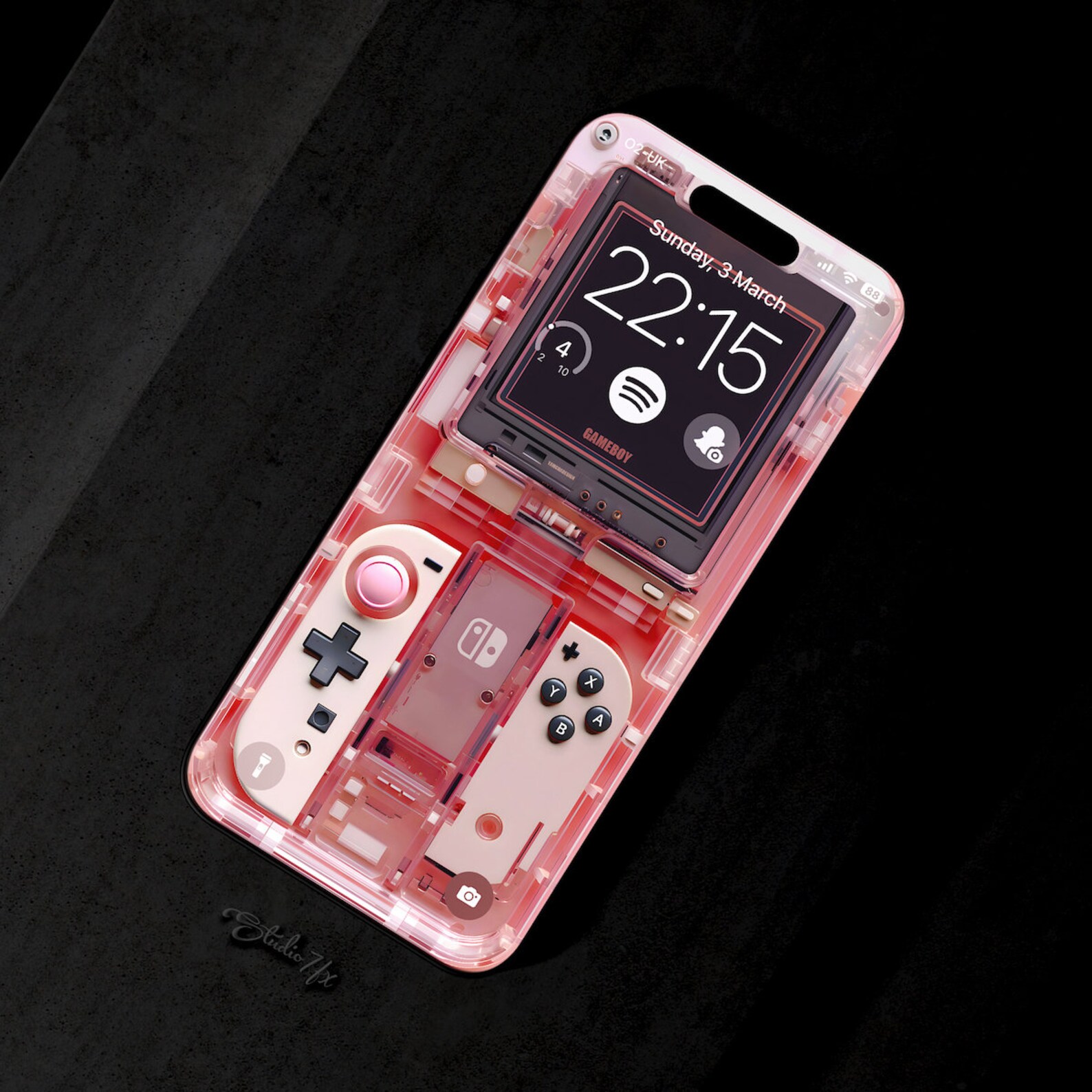 Gaming Console iPhone Wallpaper Gameboy Concept | Mobile Phone ...