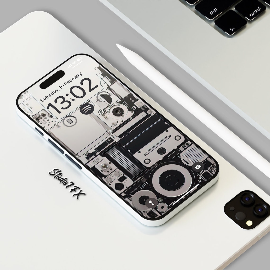 Mechanical Internal Parts iPhone Wallpaper | Mobile Phone Wallpaper ...