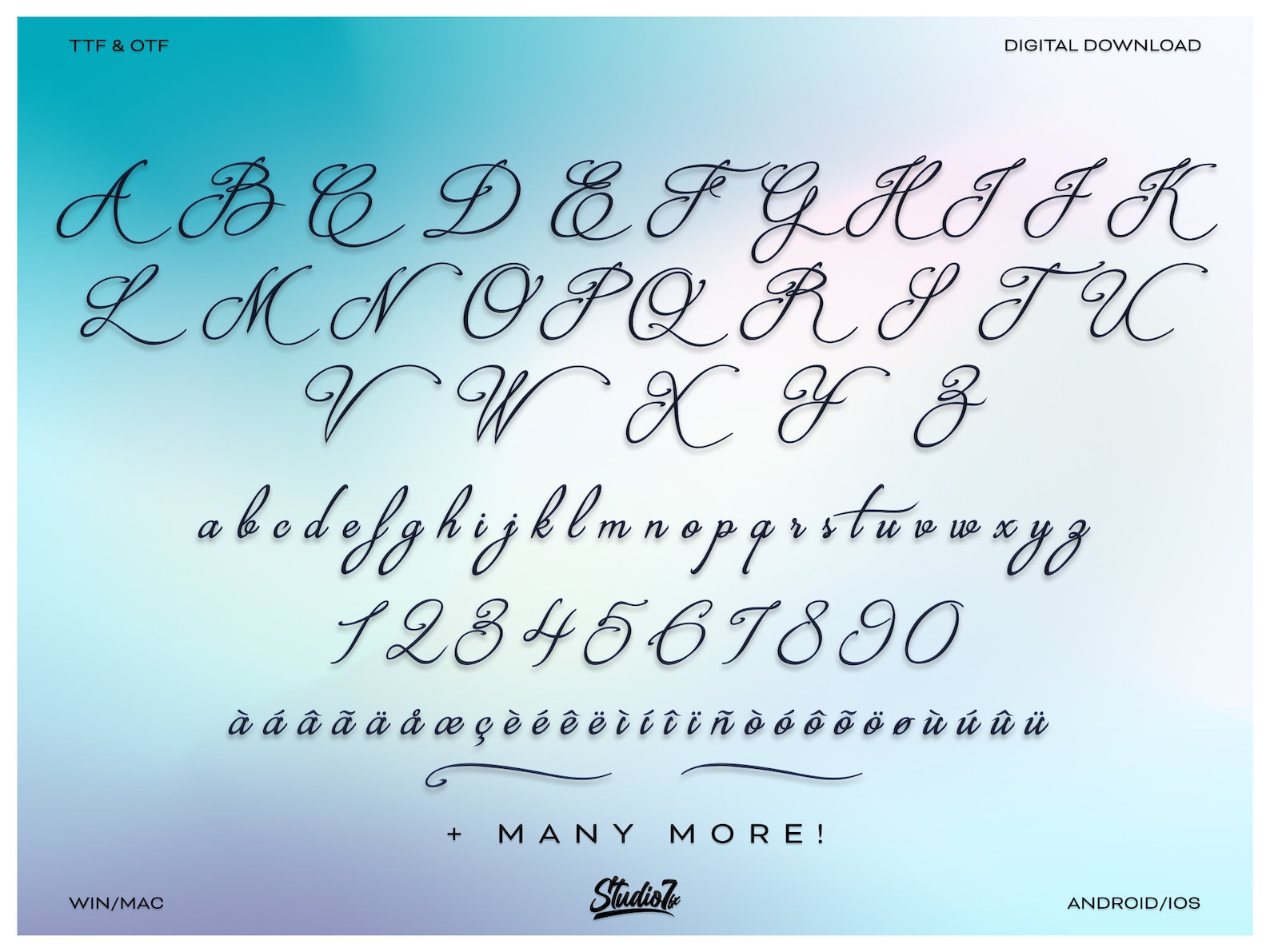 Boda escritura a mano script fuente caligrafía fuente, TTF OTF Fuente ...