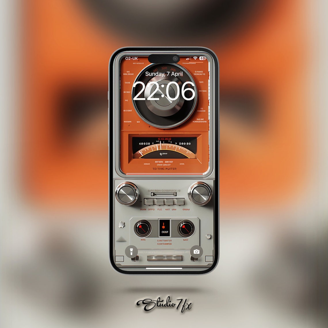Analogue Radio Device iPhone Wallpaper Mobile Phone Wallpaper Ios ...