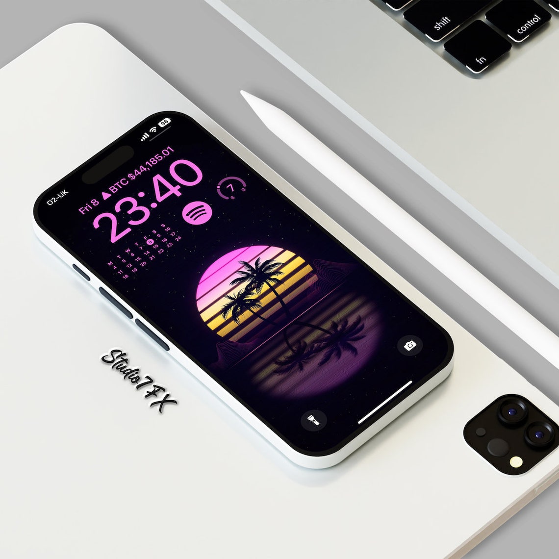 Synthwave Vaporwave iPhone Wallpaper | Mobile Phone Wallpaper | HD Ios ...