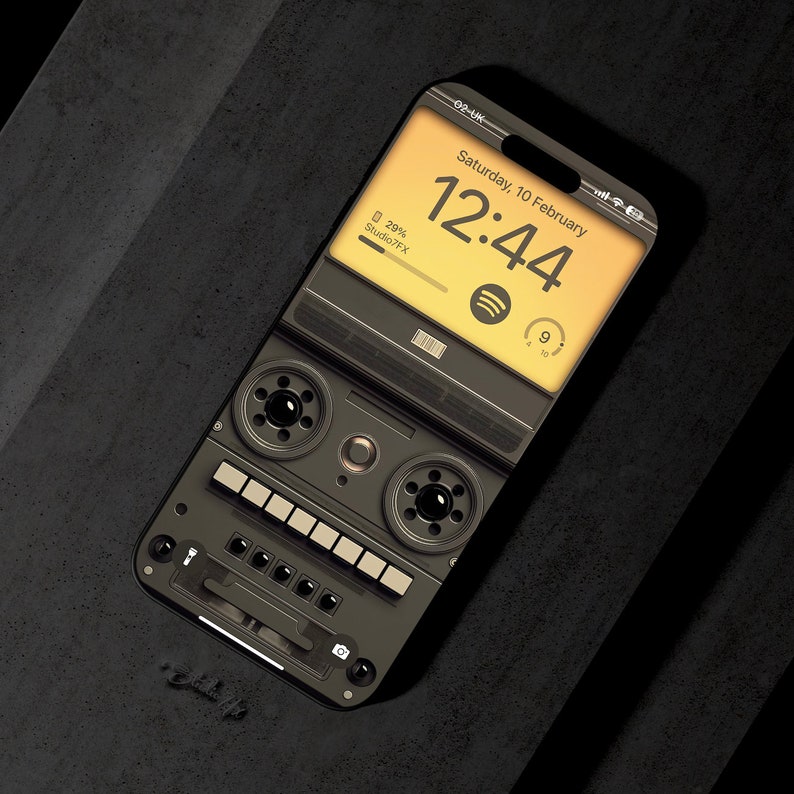 Retro Tape Player iPhone Wallpaper Ios Mobile Phone Wallpaper Ios ...