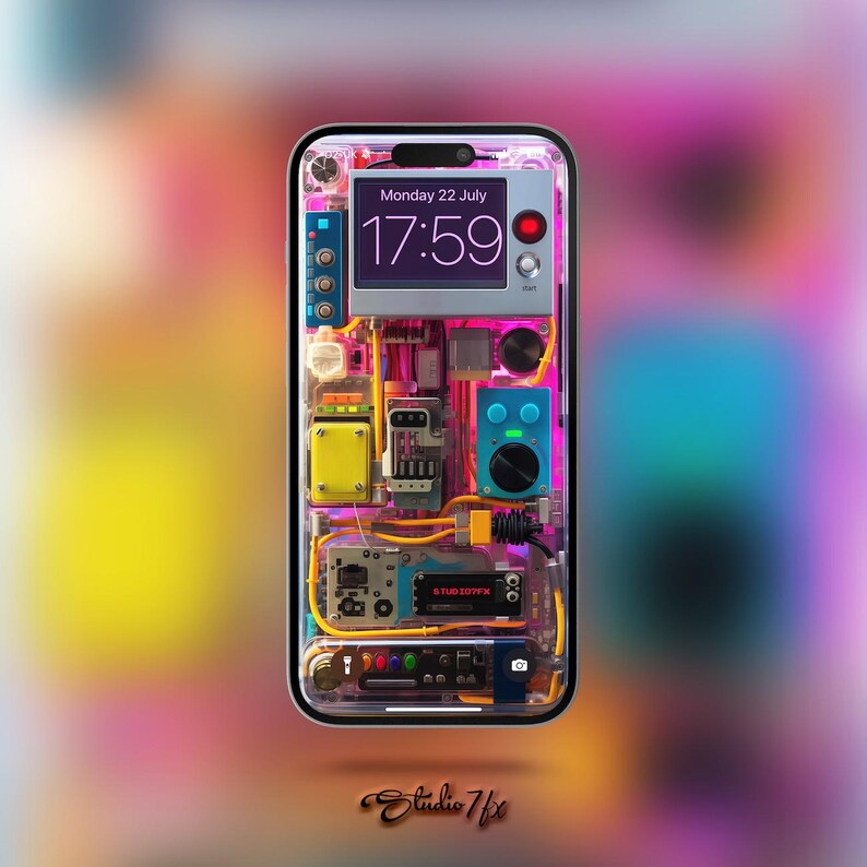 Transparent Electronic Device iPhone Wallpaper | Mobile Phone Wallpaper ...