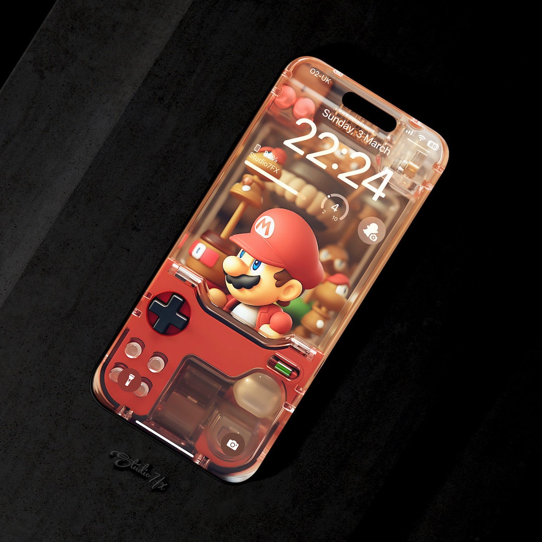 Gameboy iPhone Wallpaper Super Mario Mobile Phone Wallpaper Ios ...