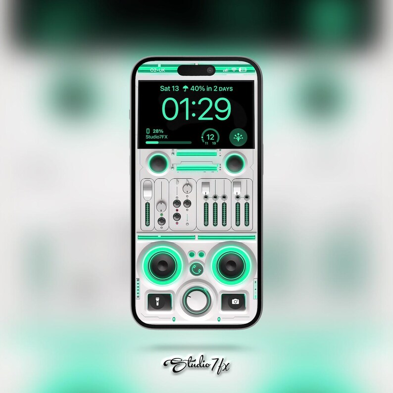 Music Player Mixer | Ios Lockscreen Wallpaper | iPhone Wallpaper ...