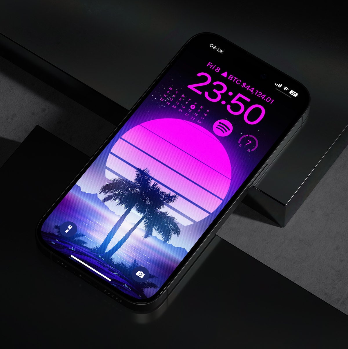 Synthwave Cyberpunk iPhone Wallpaper Mobile Phone Wallpaper HD Ios ...