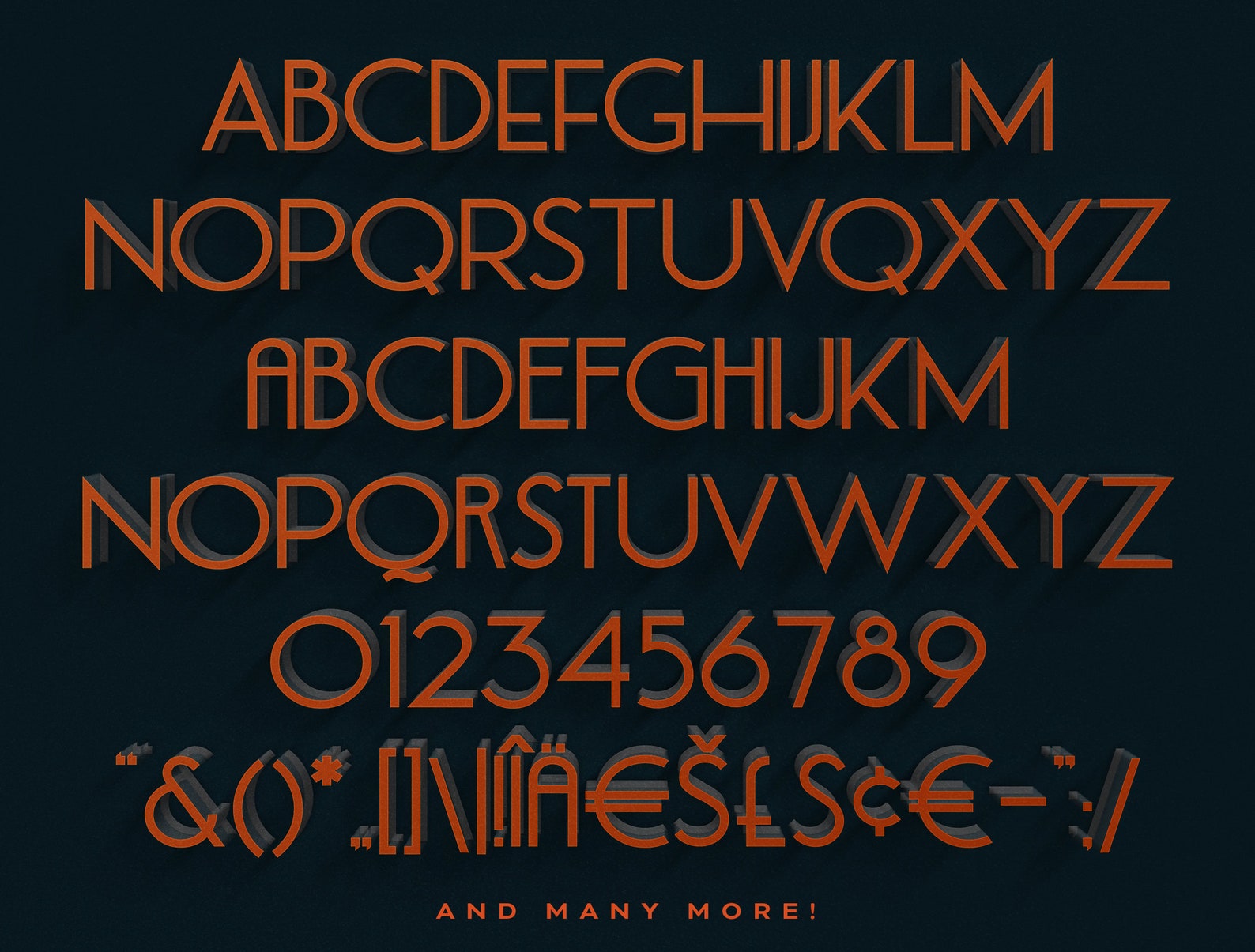 Arthur. Art Deco Inspired 1930's Font, TTF OTF Font, Vintage Retro ...