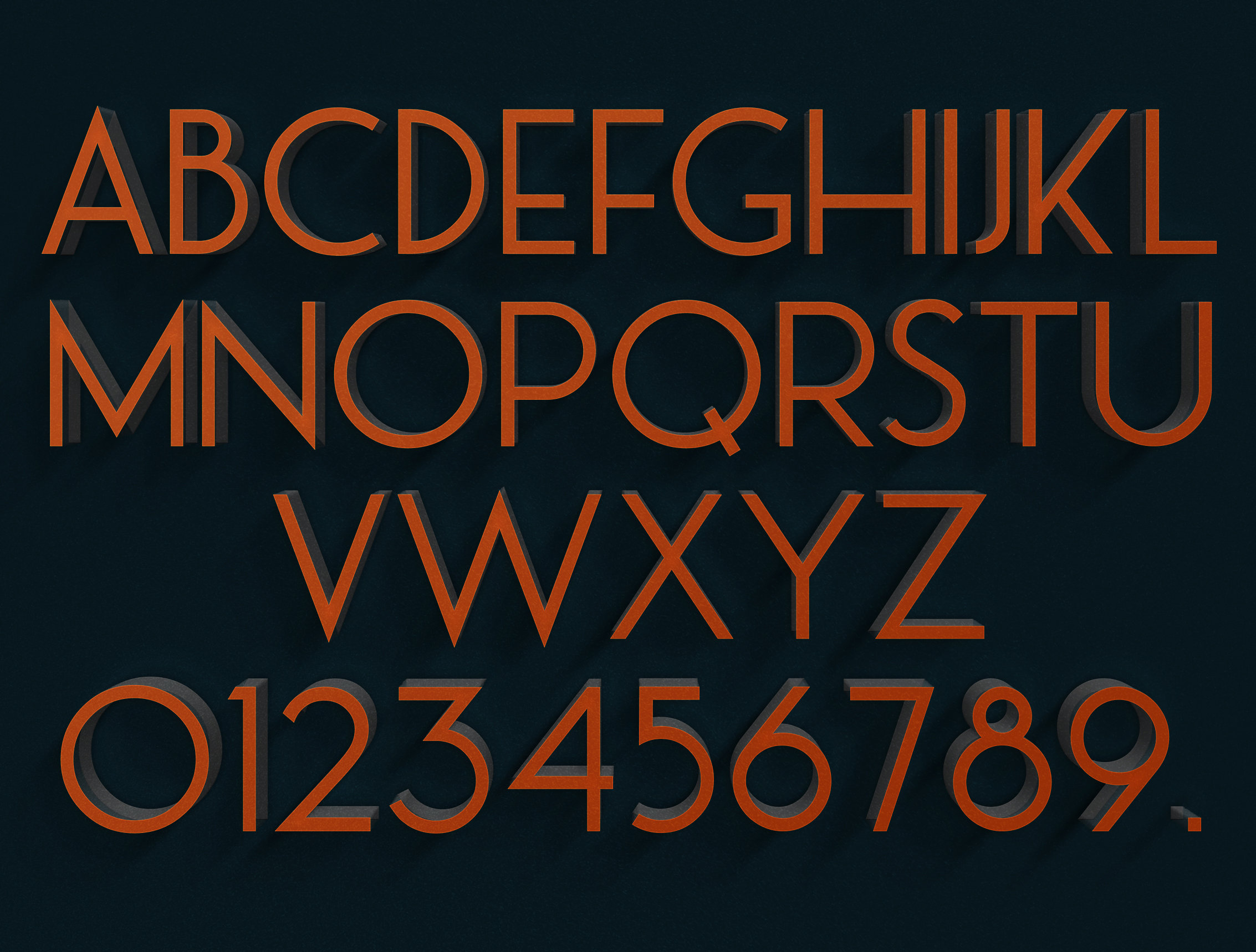 Arthur. Art Deco Inspired 1930's Font, TTF OTF Font, Vintage Retro ...