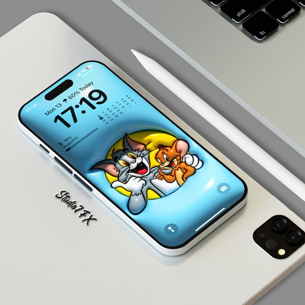 Inflated Tom Jerry iPhone Wallpaper Ios Lockscreen Wallpaper Tomj ...